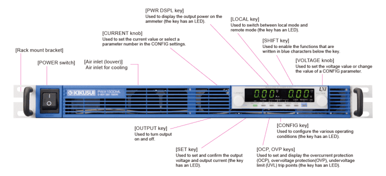 1U Multi Range Programmable DC Power Supply PWX Series | KIKUSUI ...